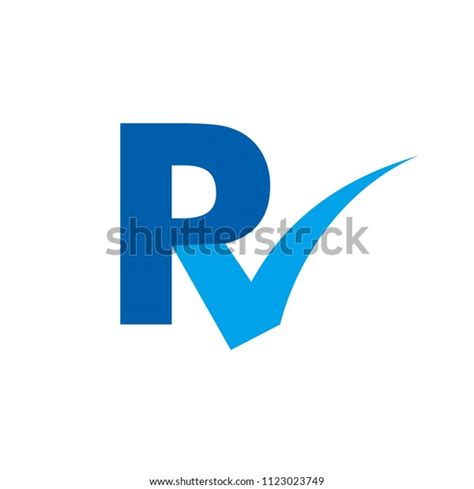 Letter R Check Mark Logo Vector Stock Vector Royalty Free Shutterstock