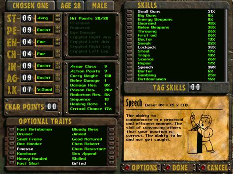 Best Fallout 2 Character Build The Naked Pixel