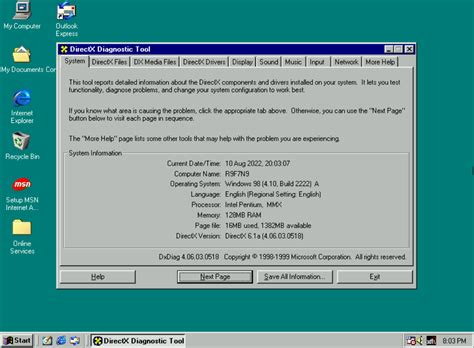 Windows 98 Error Message