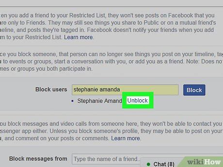 How To Unblock Someone On Facebook Steps With Pictures