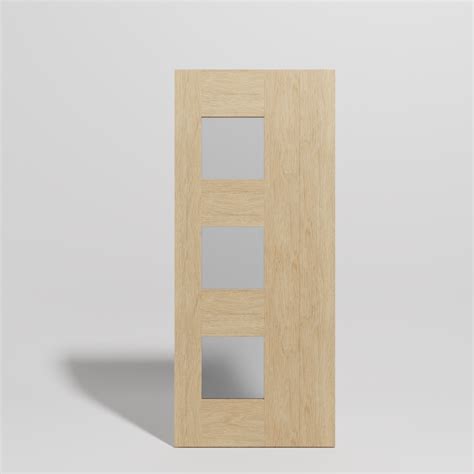 The Mid Century Modern Tri Window Interior Swinging Door Modern Barn