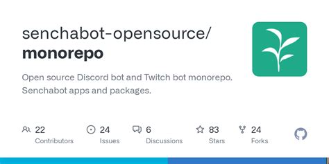 Github Senchabot Opensource Monorepo Open Source Discord Bot And