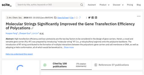 molecular strings significantly improved the gene transfection