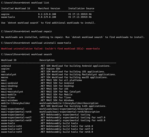 How To Uninstall Some Of The Wasm Tools In A Blazor Wasm App Microsoft Qanda