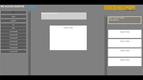Ms Access Menu Design 2 Youtube