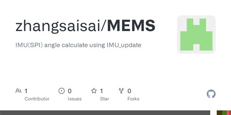 GitHub Zhangsaisai MEMS IMU SPI Angle Calculate Using IMU Update