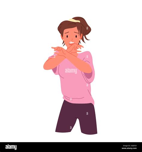 Scare Pose Stock Vector Images Alamy