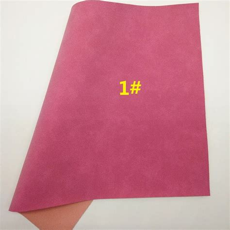 Pink Glitter Fabric Suede Synthetic Leather Faux Vicedeal