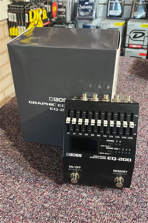 Boss Eq 200 Graphic Equalizer Pre Owned Bass Direct
