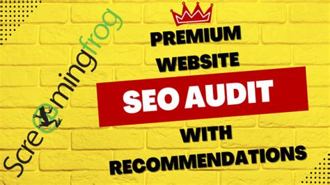 Do Screaming Frog Seo Audit Website Analysis And Technical Reports By