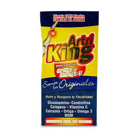 Artri King Reforzado Con Ortiga Y Omega 3 100tabs Farmacia Olivos