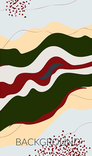 트렌디 한 현대 스타일의 유기 모양의 구성 추상 포스터 텍스트에 대 한 배치 부드러운 선 반점 모양 커버 엽서 벽을 장식하는 데