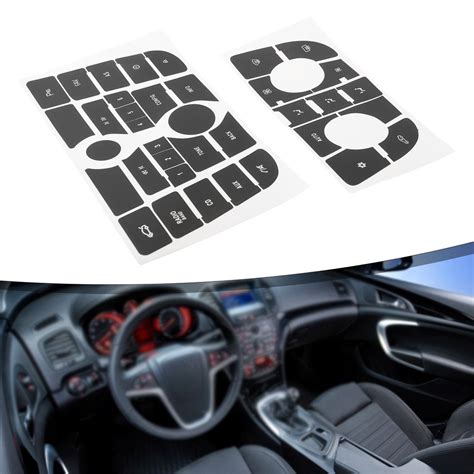 Lustig 2 Bögen Auto Knopfaufkleber Lustige Armaturenbrett Deko 19x1