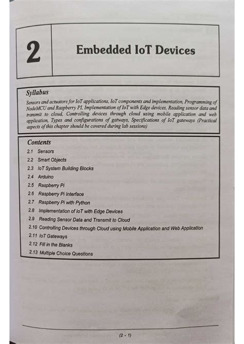 IOT CH Technical Book Of IOT Internet Of Things Studocu