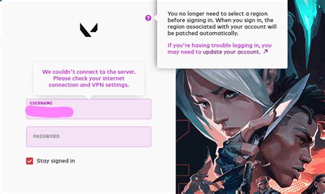 i am unable to log in help r valoranttechsupport