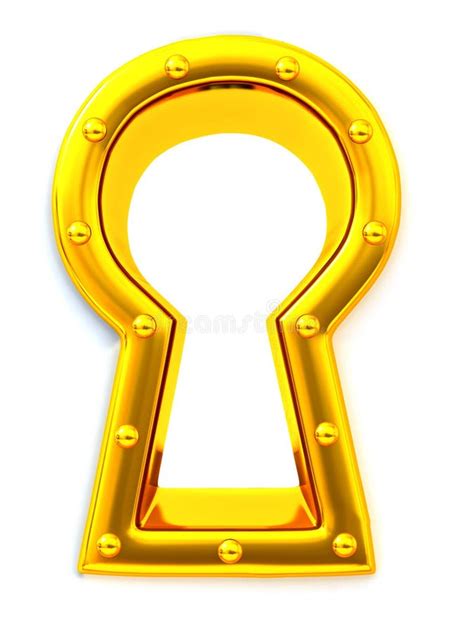 Keyhole 3d Stock Illustration Illustration Of Metal 5869726