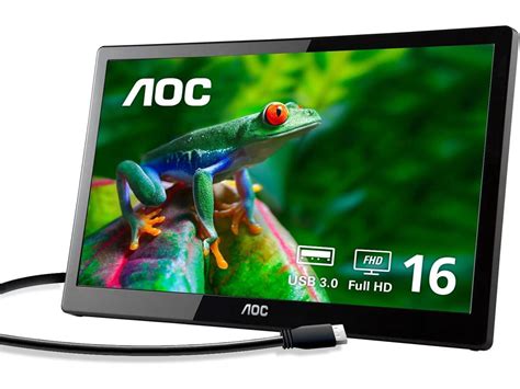 AOC I FWUX HD X Hz Portable Monitor Newegg Com