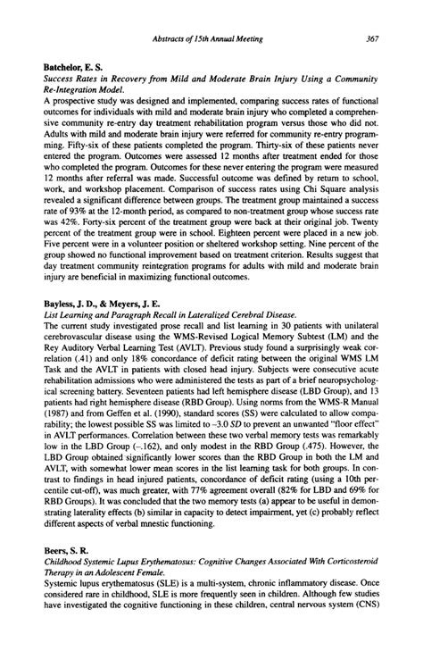 pdf list learning and paragraph recall in lateralized cerebral disease