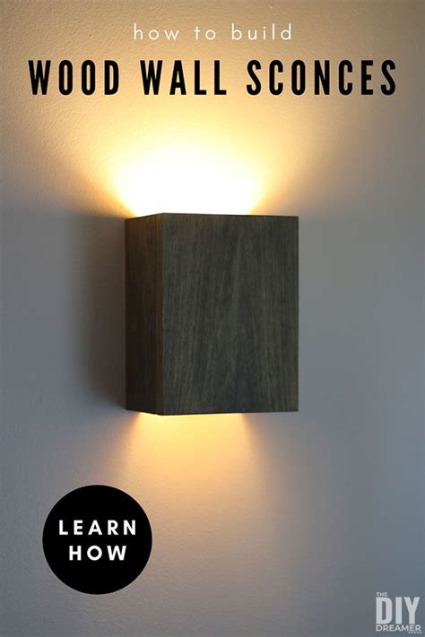 How To Build Wall Light Fixtures Diy Wood Wall Sconces Diy Wood Wall Wall Sconces Sconces