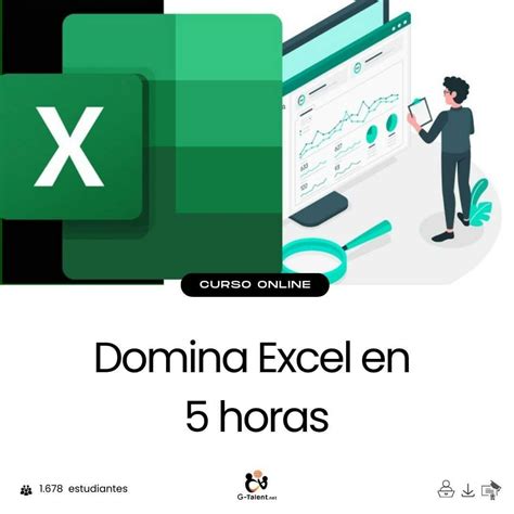 curso para dominar excel en 5 horas g talent 100 online