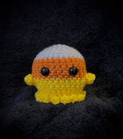 Candy Corn Ghost Crochet Pattern Etsy