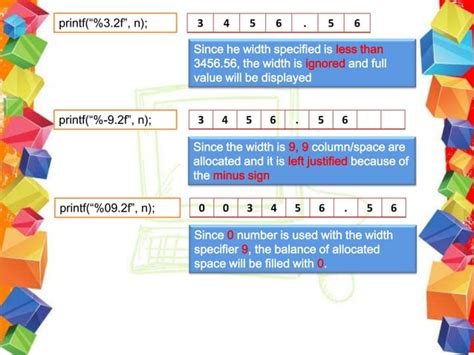 Formatting The Output Ppt