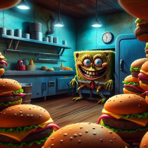 Creepy Spongebob Squarepants By Bingman666 On Deviantart