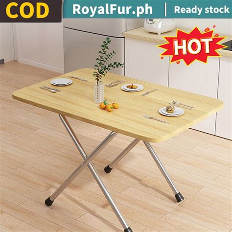 COD Folding Dining Table Portable Desk Computer Table Multi Purpose Simple Small Table Household