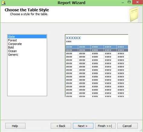 procedure to create a new ssrs report