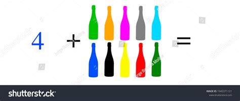 Simple Mathematical Calculations Addition Subtraction Multiplication Stock Illustration