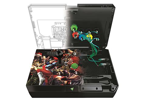 레이저 슈퍼 스트리트 파이터 4 한정판 아트록스 아케이드 스틱 공개 보드나라