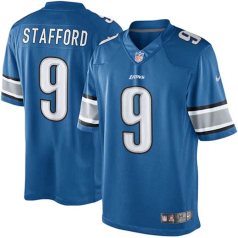 Matthew Stafford Detroit Lions Nike Team Color Limited Jersey Light Blue