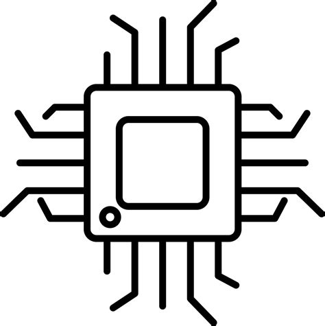 Microchip Circuit Art