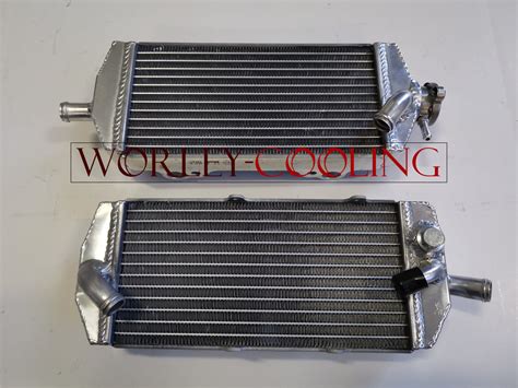 Vic Aluminum Radiator Orange Hose For Ktm 400 525 Exc 400exc 525exc 03