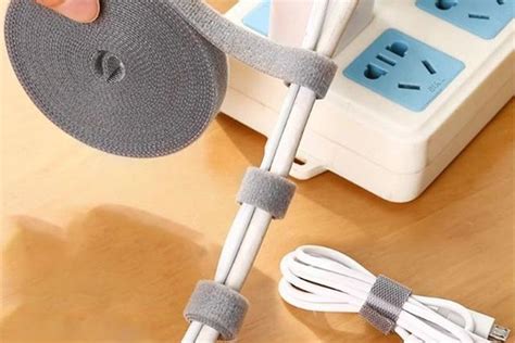 데스크수납·정리 잘라쓰는 양면 찍찍이 테이프 케이블 전선정리 선정리 5m 오늘의집 쇼핑