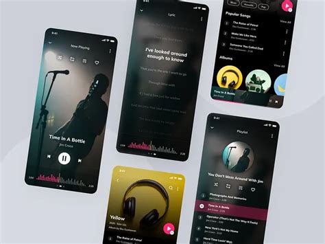 Music Player Ui Designs Themes Templates And Downloadable Graphic