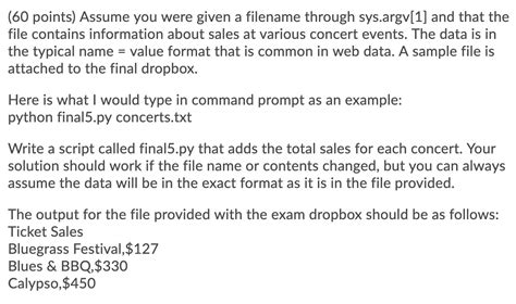 Solved Points Assume You Were Given A Filename Through Chegg