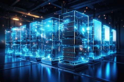 Premium Ai Image Cloud Computing Transfer Big Data On Internet Futuristic Digital Technology