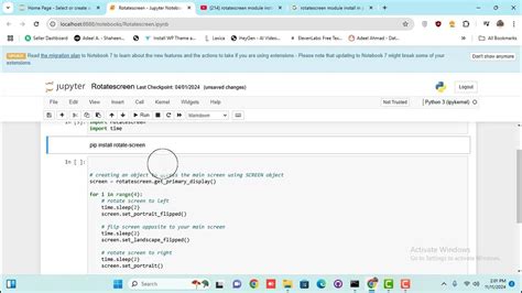 How To Use Python To Rotate Screen In Few Minutes Shaheencodingzone Youtube