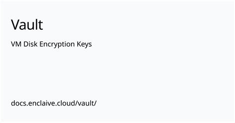Vm Disk Encryption Keys Vault