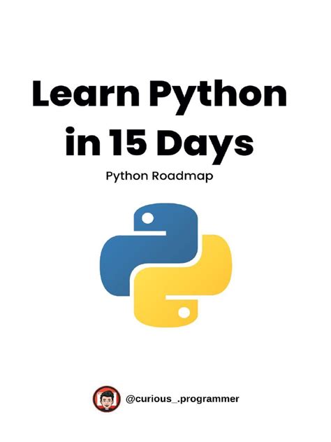 Python Roadmap Pdf