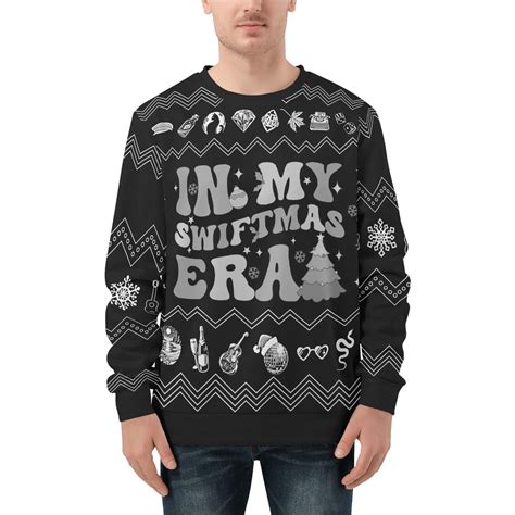 Folklore Ts Black Christmas Xmas Jumper Sweater Folklore Version Swiftie Swiftie Merch Swiftie