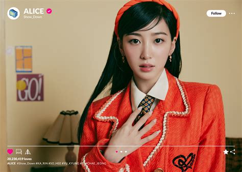 Alice 2nd Single Album Show Down Concept Photo Kpopping