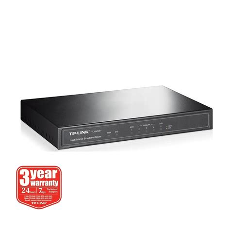 New Tp Link Tl R470t Load Balance Broadband Router Wan Lan Ports Qos Firewall Pclive Computer