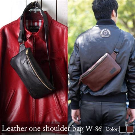 Degner デグナー W 86 レザーワンショルダーバッグ 2色 八百万堂 通販 Yahoo ショッピング