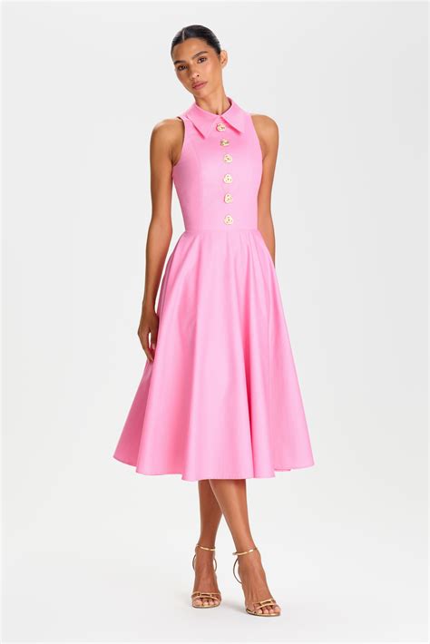 Laura Pink Dress Nadine Merabi