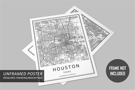 Any City Map Custom Map Custom Map Poster Any City Any Etsy