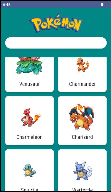 Github Jnmiipokedex Pokedex Created Using Jetpack Compose Displays 20 Pokemon At A Time