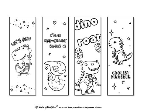 Printable Bookmarks To Color Artofit