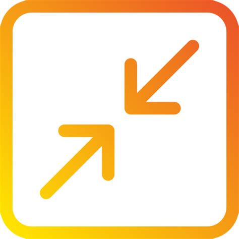 Minimize Generic Gradient Icon